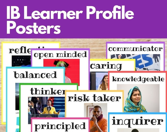 IB Learner Profile - Classroom Posters (printable Download) - Etsy