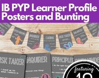 IB Learner Profile Classroom Posters. MYP and PYP Learner Profile ...