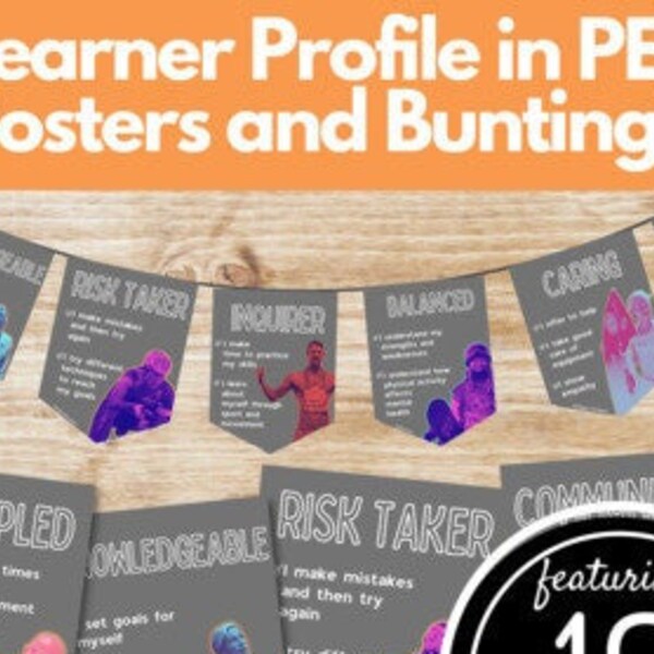 PYP MYP Learner Profile in PE Posters and Bunting - Etsy
