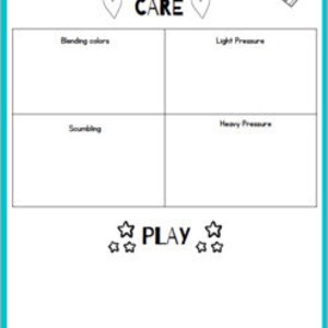 Draw Around the Room Drawing Technique Practice Sheets - Etsy