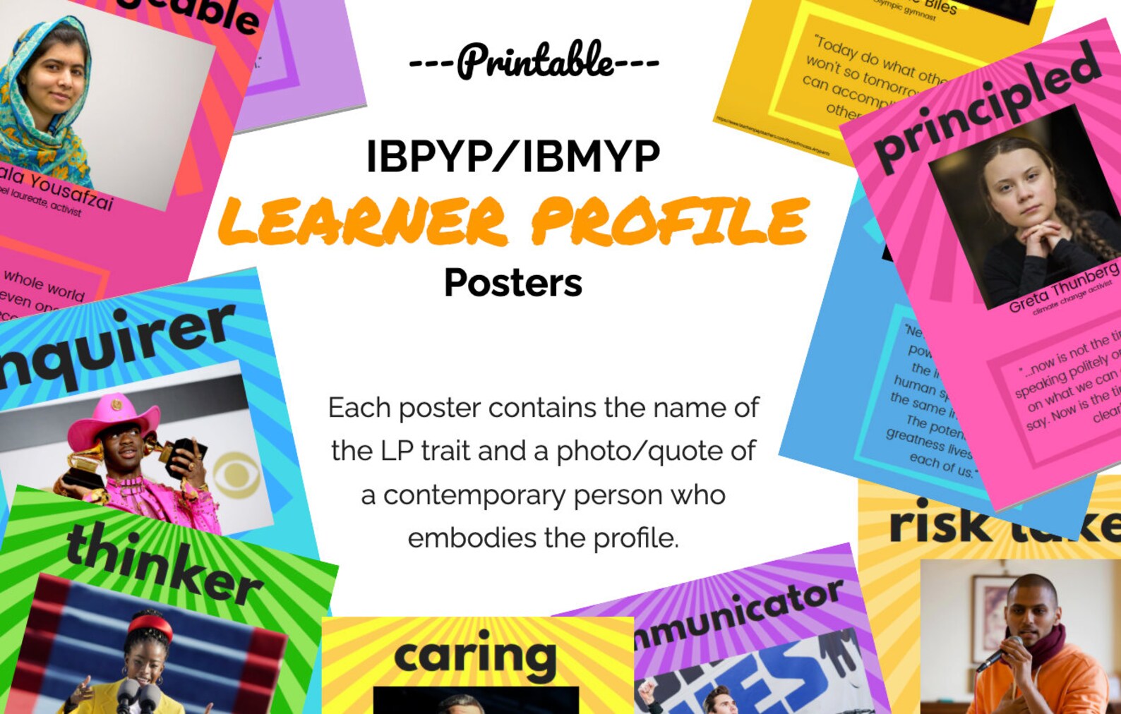 IBMYP and IBPYP Learner Profile Posters and Bunting - Etsy