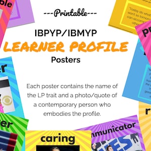 IBMYP and IBPYP Learner Profile Posters and Bunting - Etsy