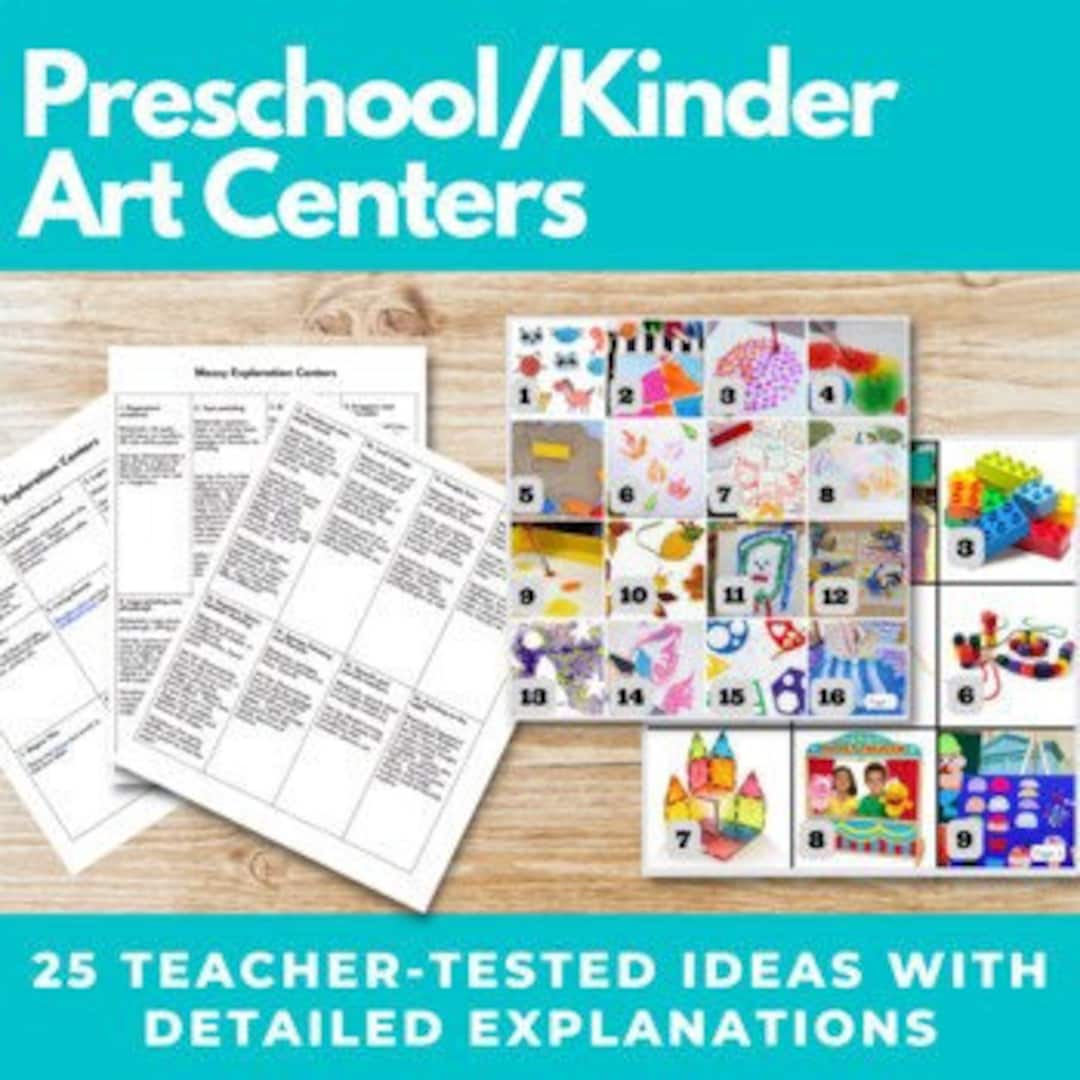 Preschool Kindergarten Process Art Centers - Etsy