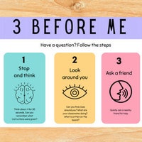 3 Before Me Poster Classroom Posters Classroom Resources - Etsy UK