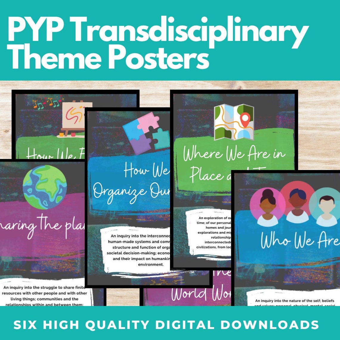 IB PYP Transdisciplinary Theme Posters - Etsy