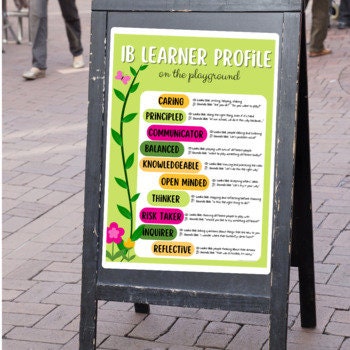 IB PYP Learner Profile on the Playground - Etsy