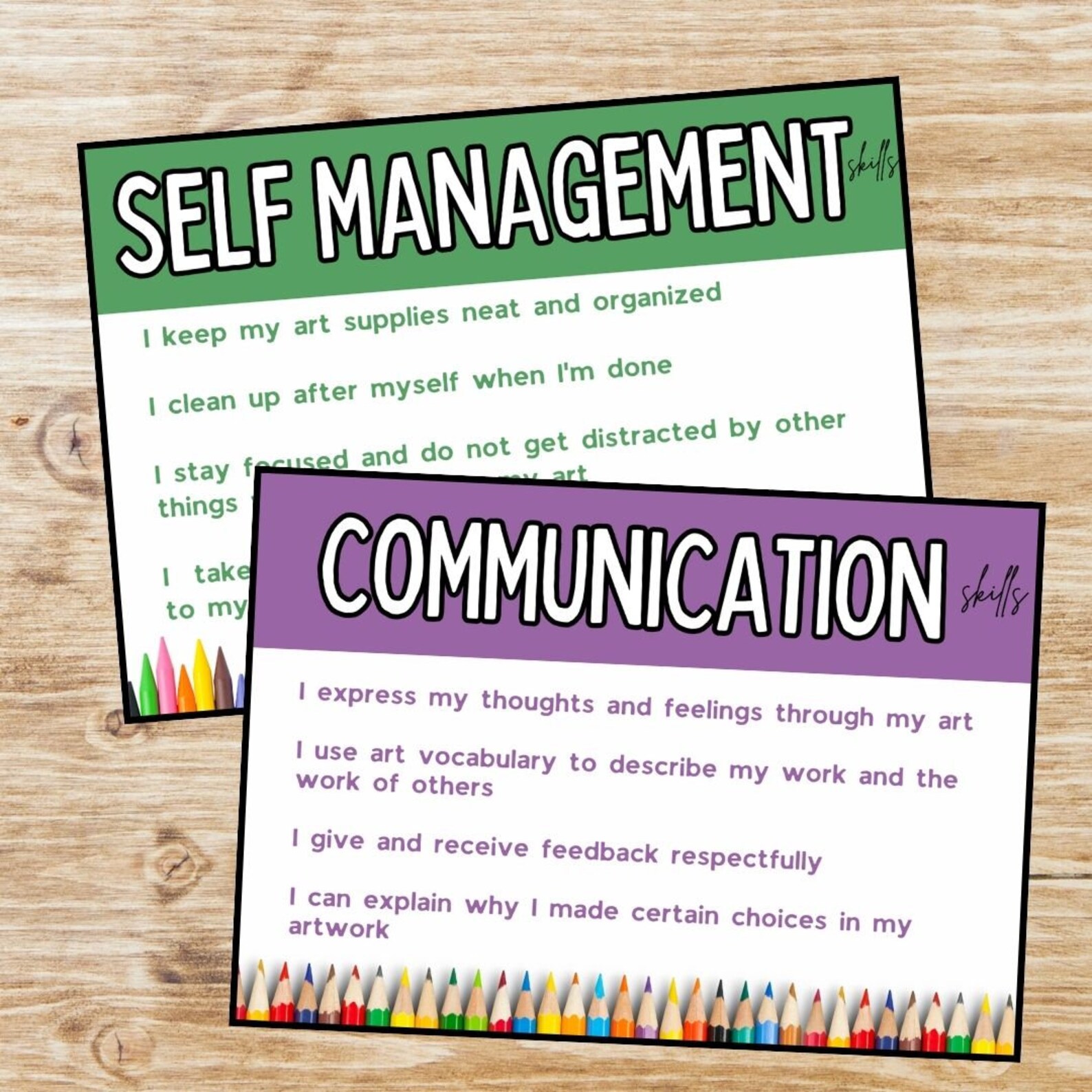 IB ATL Skills in Art Posters Approaches to Learning Visual Arts - Etsy