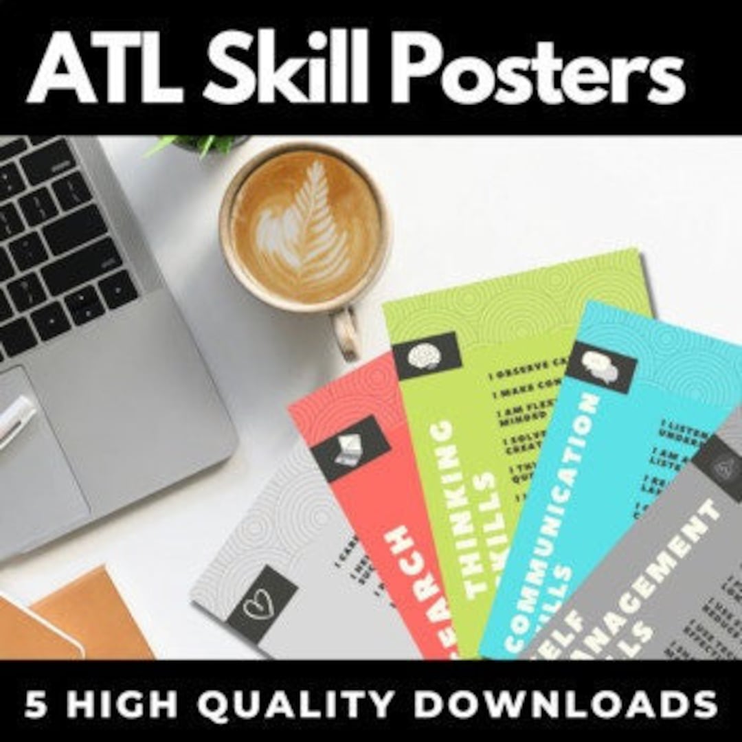 PYP MYP ATL Approaches to Learning Posters - Etsy