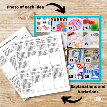 Preschool Kindergarten Process Art Centers - Etsy