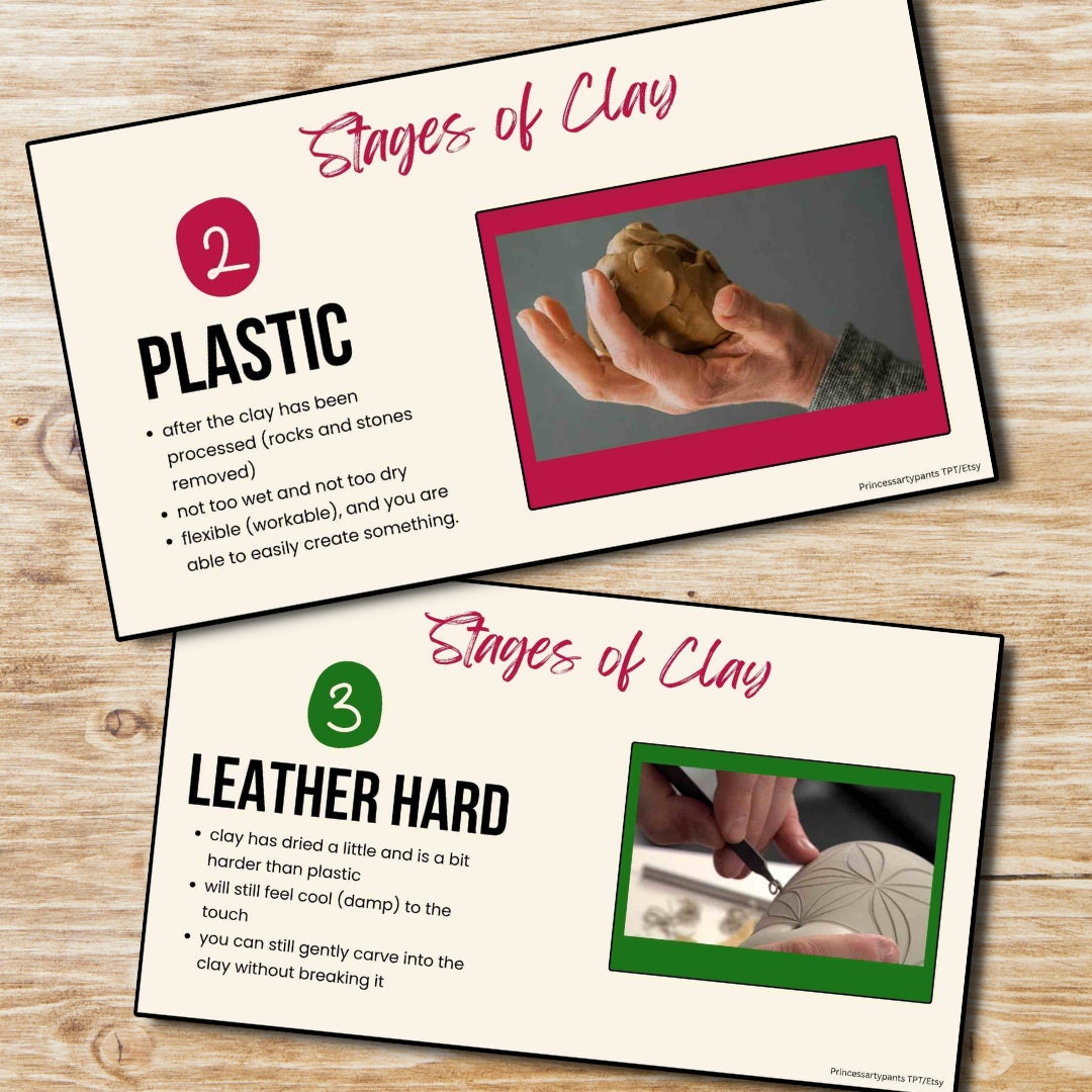 Stages of Clay Activity Ceramics Kids Lesson - Etsy