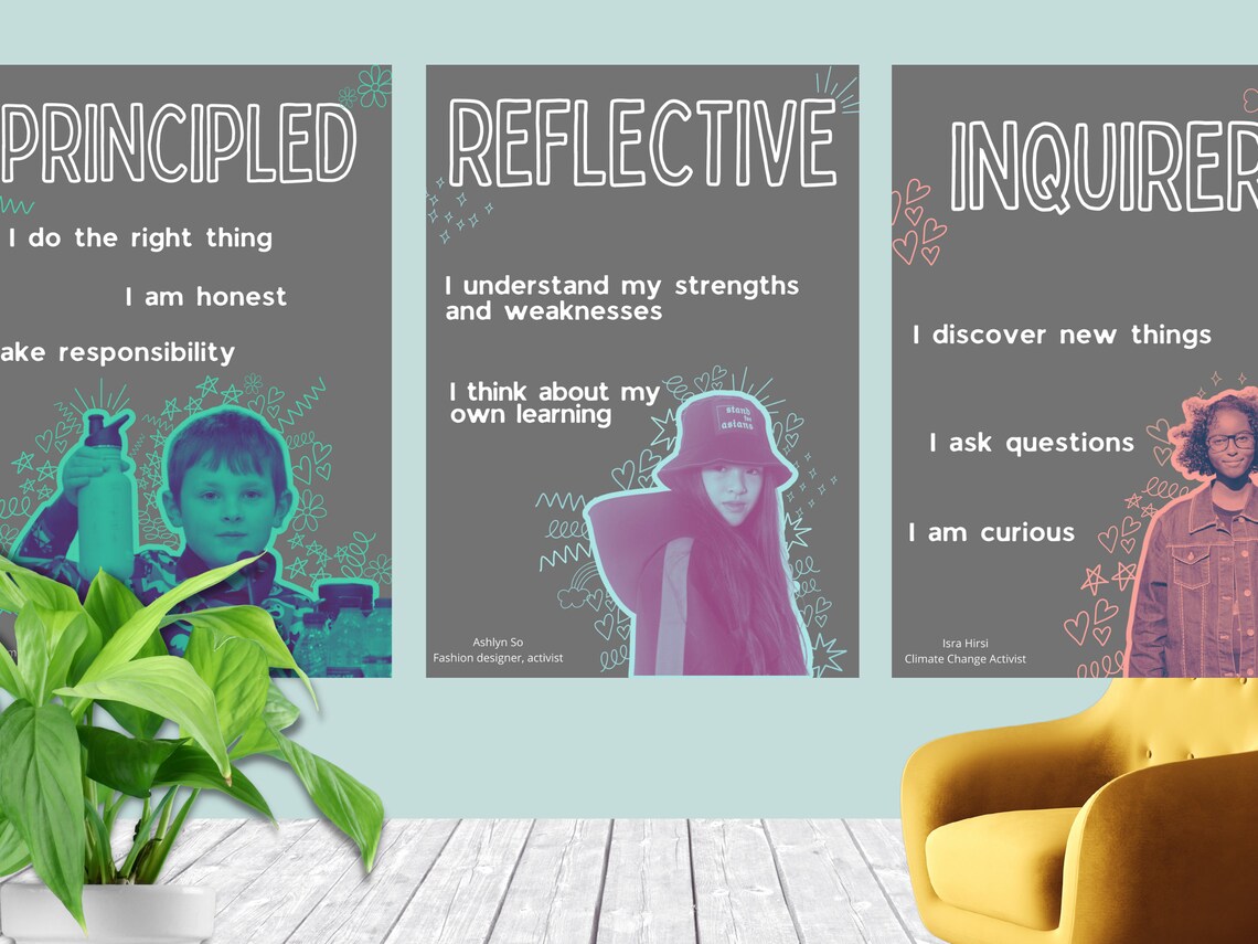 IB PYP Learner Profile Posters and Bunting - Etsy