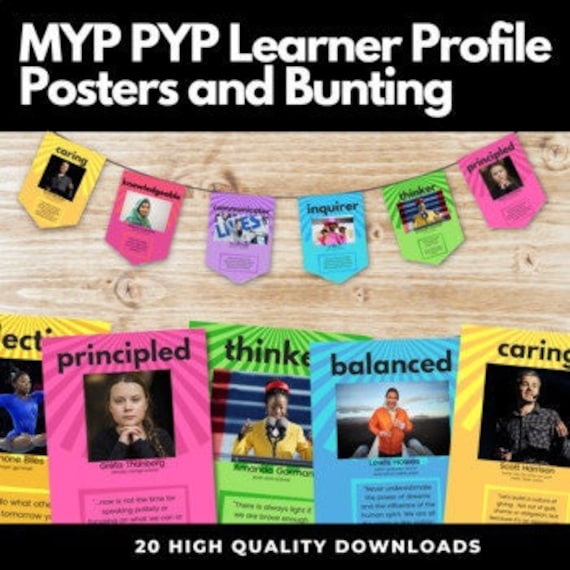 MYP PYP Learner Profile Posters - Etsy