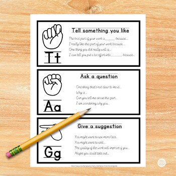 Tell, Ask, Give Art Critique Poster and Handout - Etsy