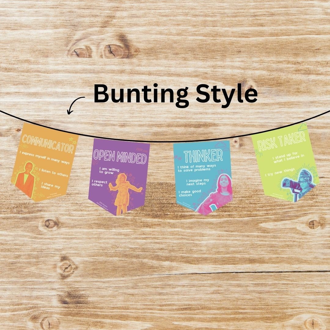IB PYP Learner Profile Posters and Bunting - Etsy