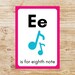 Music Class Posters ABC Posters for Elementary Music Class Music ...