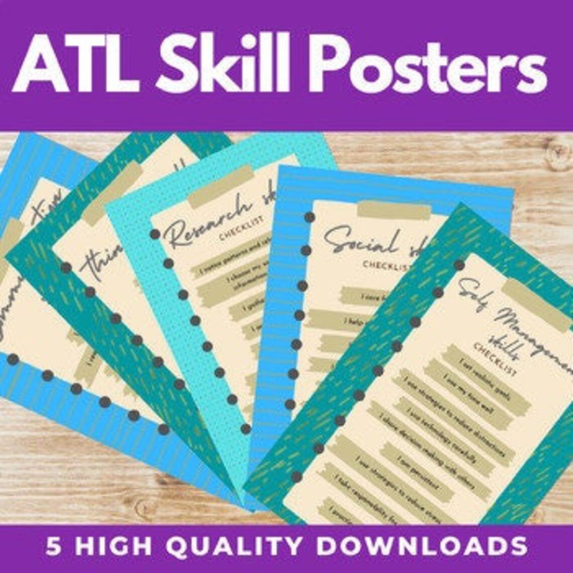 Approaches to Learning (IBPYP/IBMYP ATL Skills) - Etsy