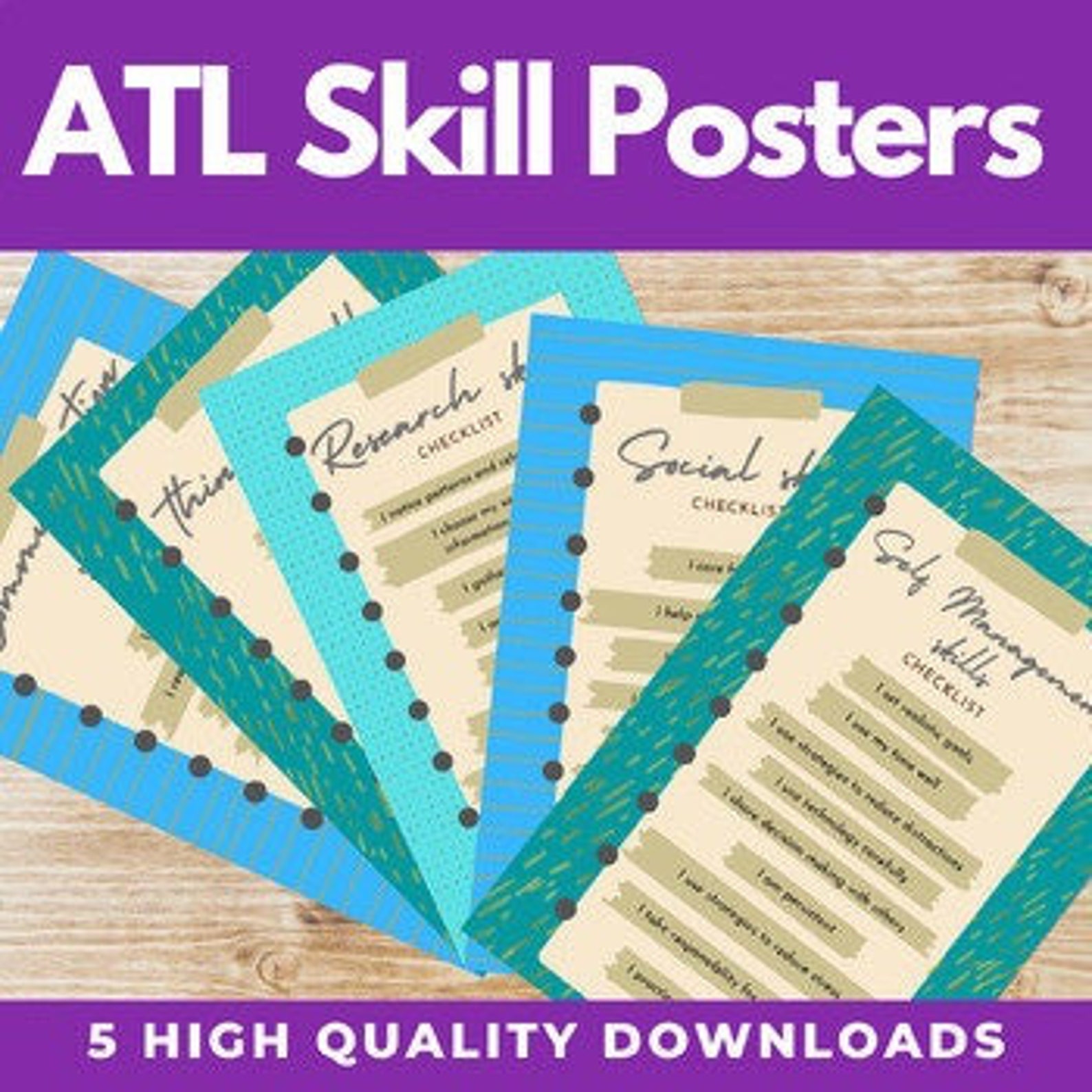 Approaches to Learning (IBPYP/IBMYP ATL Skills) - Etsy