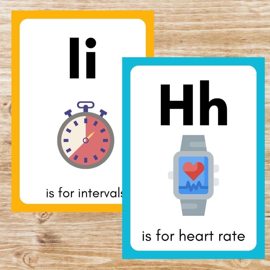 Abc's in PE Posters PE Decor Physical Education Resources - Etsy