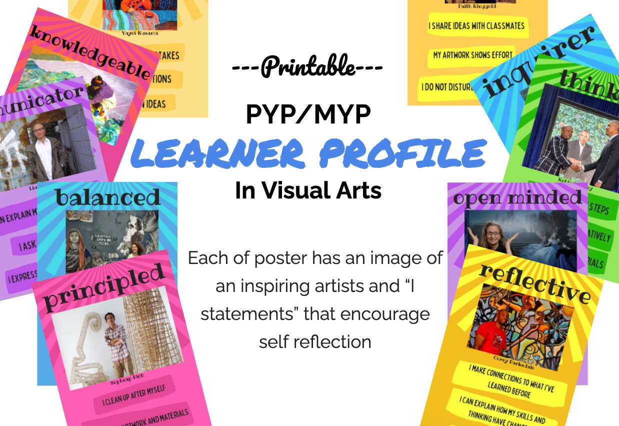 PYP Learner Profile in Visual Arts Posters - Etsy
