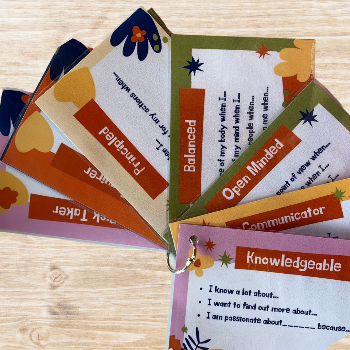 IB Learner Profile Reflection Cards - Etsy