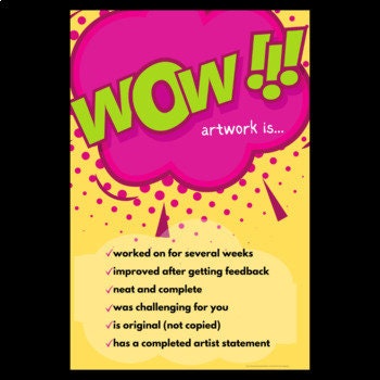 TAB and Choice Based Art Room Poster Bundle - Etsy