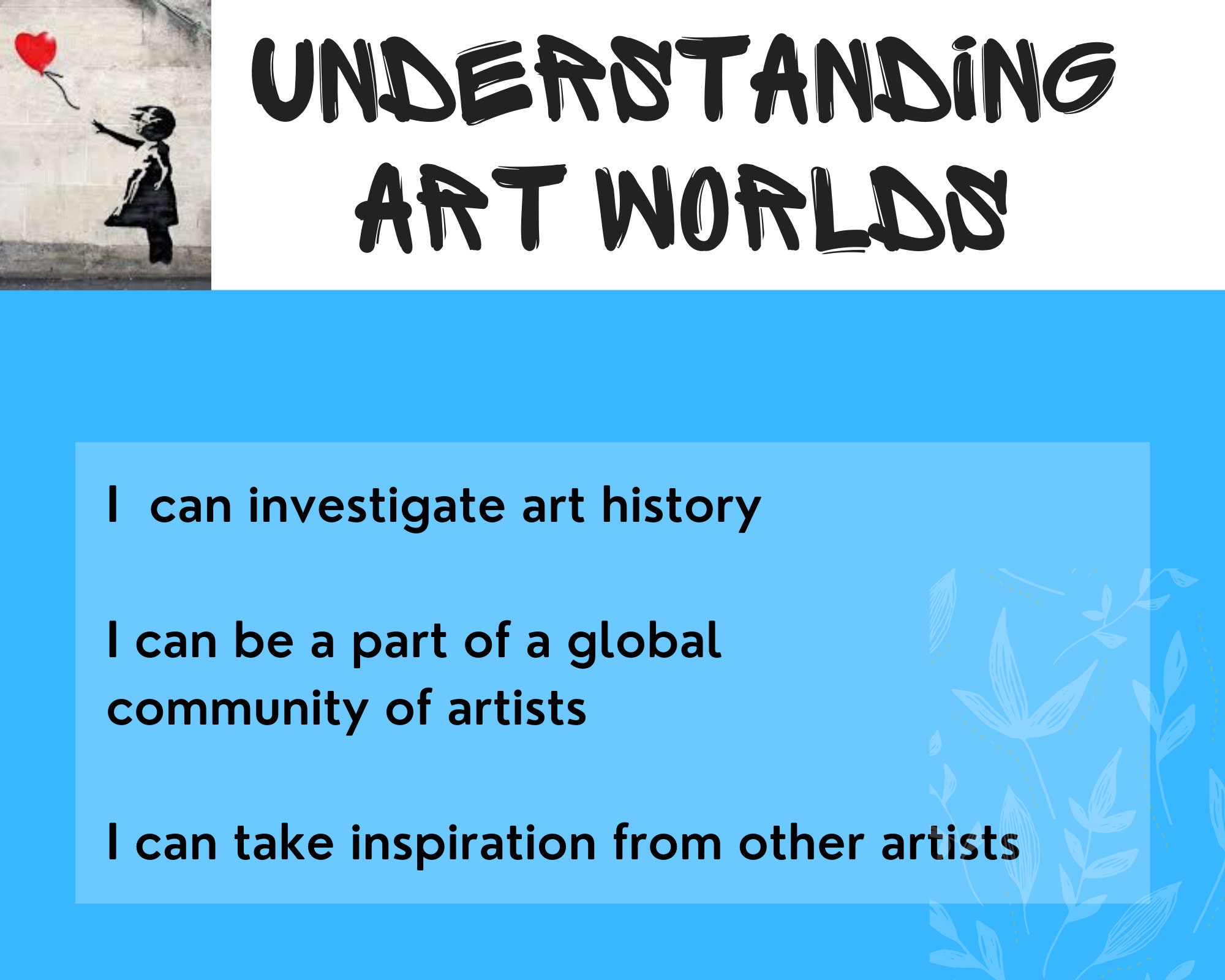 Studio Habits of Mind TAB Teaching for Artistic Behavior Choice Based ...