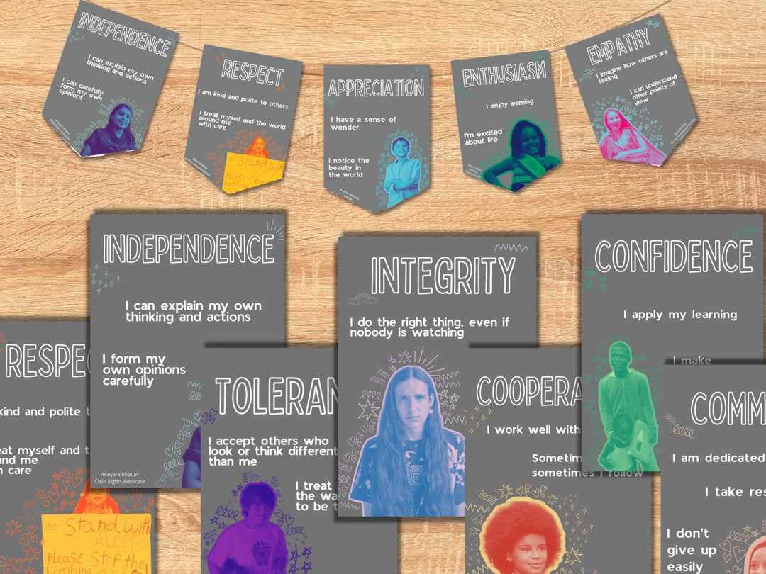 IB PYP Attitudes Posters and Bunting - Etsy