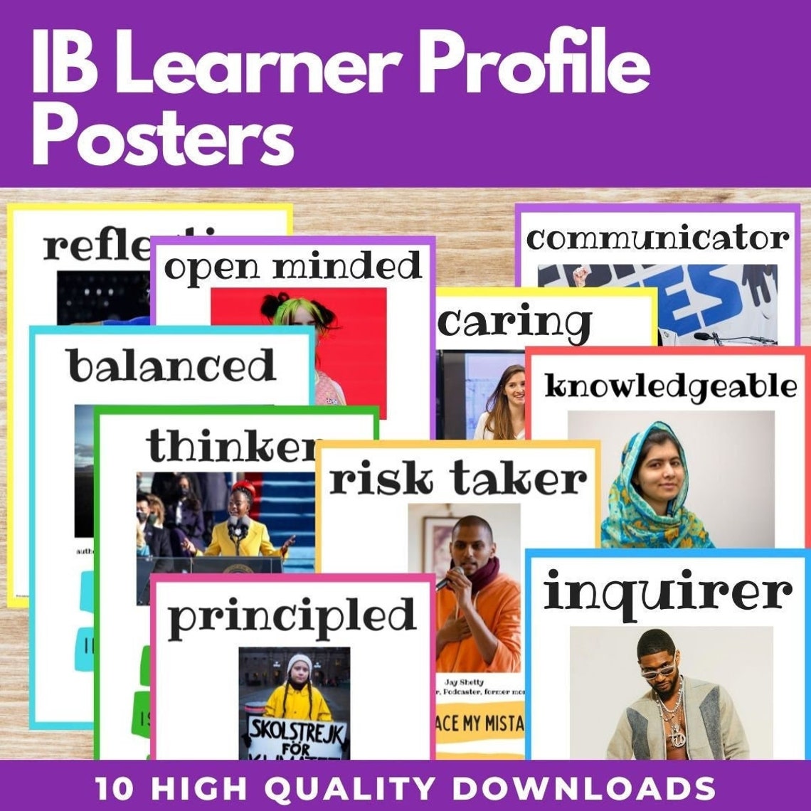 IB Learner Profile Posters for MYP and PYP - Etsy