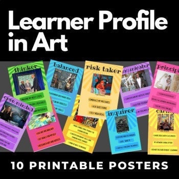 PYP MYP Learner Profile in Art - Etsy