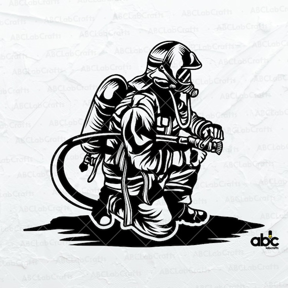 Fire Fighter Svg File Fire Fighter Shirt Svg Firefighter - Etsy