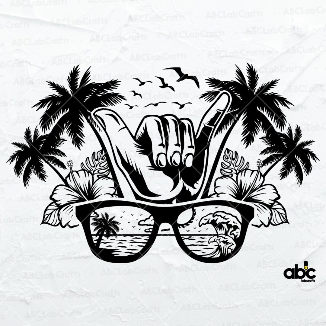 Shaka Summer Vibes Svg File | Summer Svg | Shaka Svg | Beach Svg ...