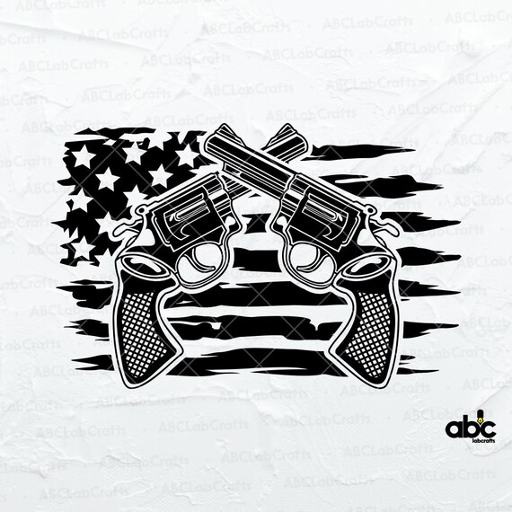 US Revolver Handgun Svg File Gun Svg Handgun Svg Pistol - Etsy Finland