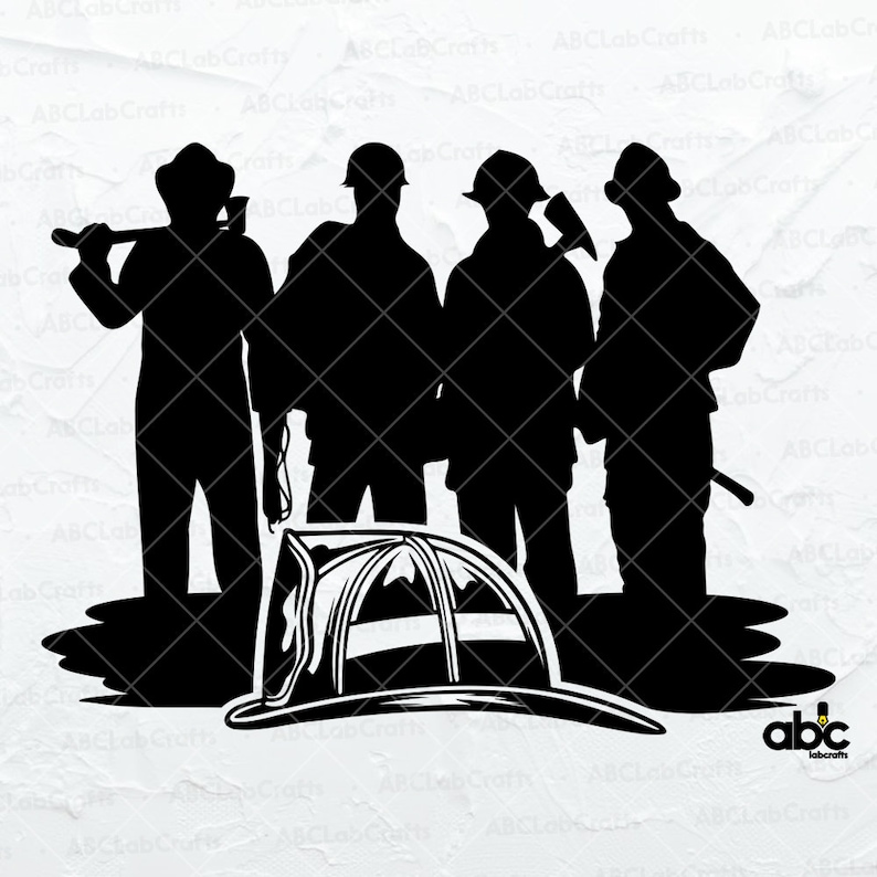 Fire Fighter Scene Svg File Fireman Svg Rescue Team Svg - Etsy