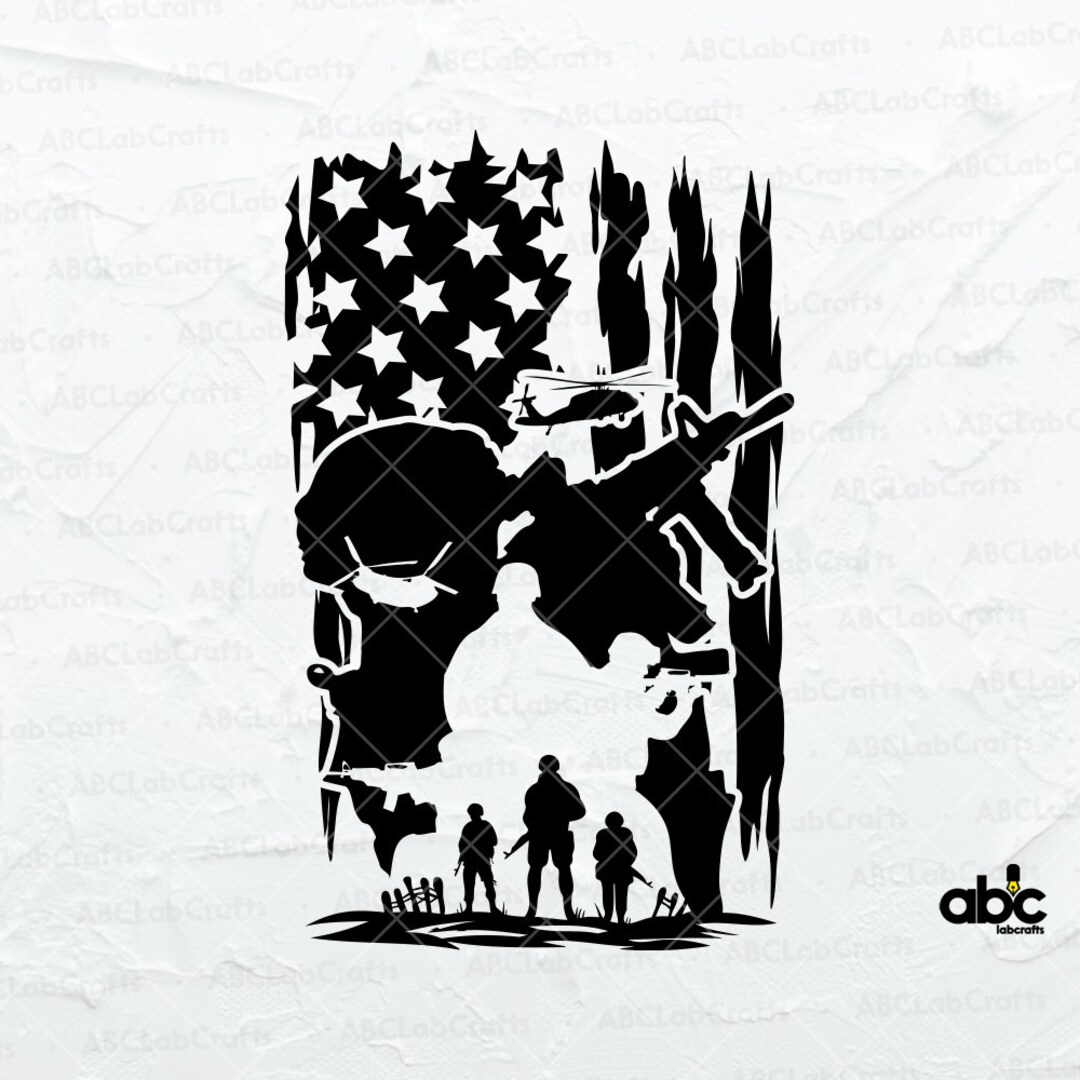 US Soldier Svg File | US Veterans Svg | Military Svg | Veteran Soldier ...