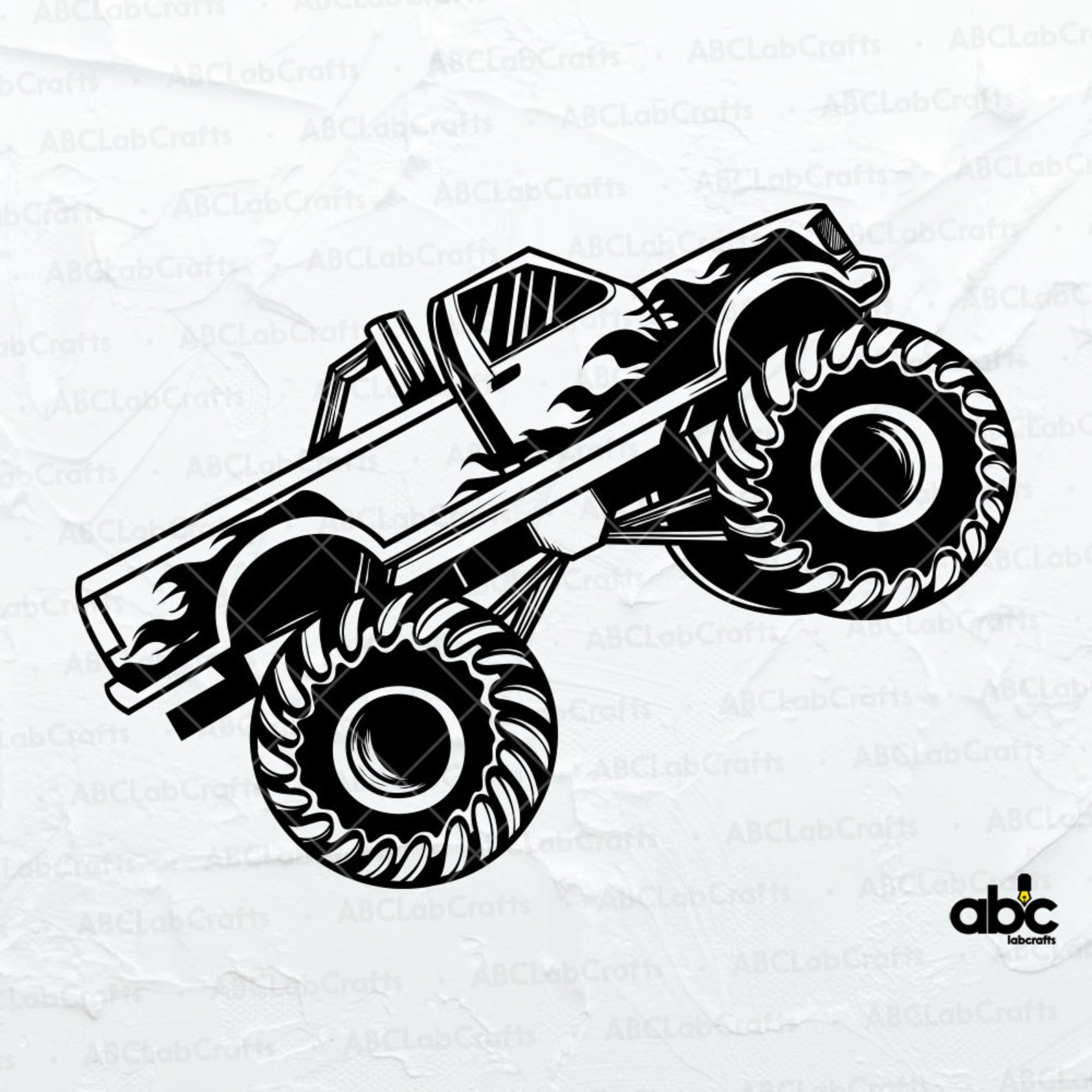 Monster Truck Svg File | Monster Truck Files for Cricut | Monster Truck ...