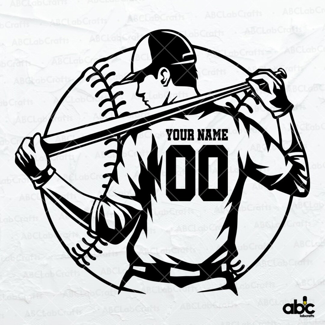 Personalized Name Svg File | Baseball Player Svg | Baseball Mom Svg ...