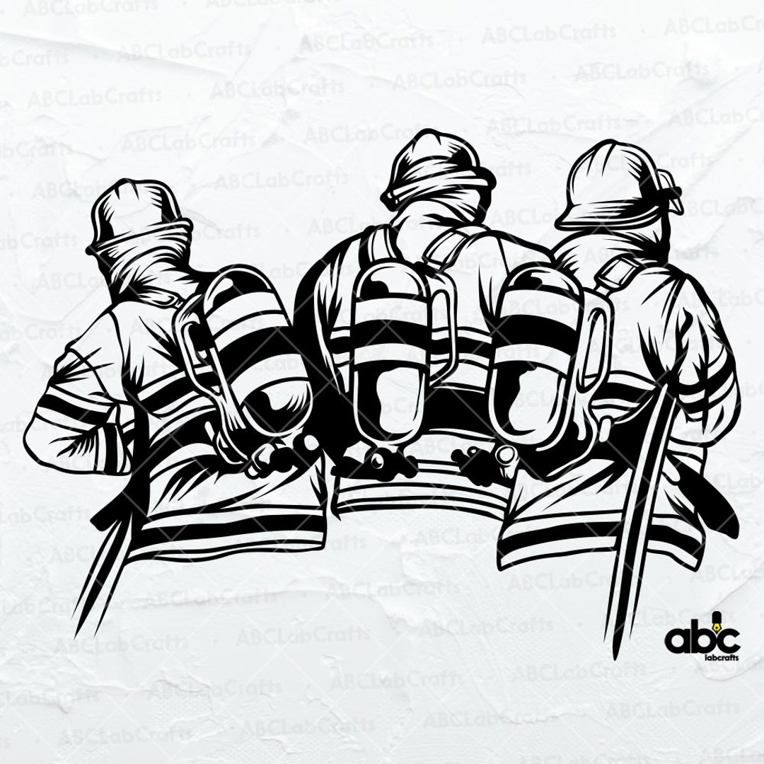 3 Fire Fighter Svg File Fireman Svg Rescue Svg Fire Fighter Shirt Svg ...