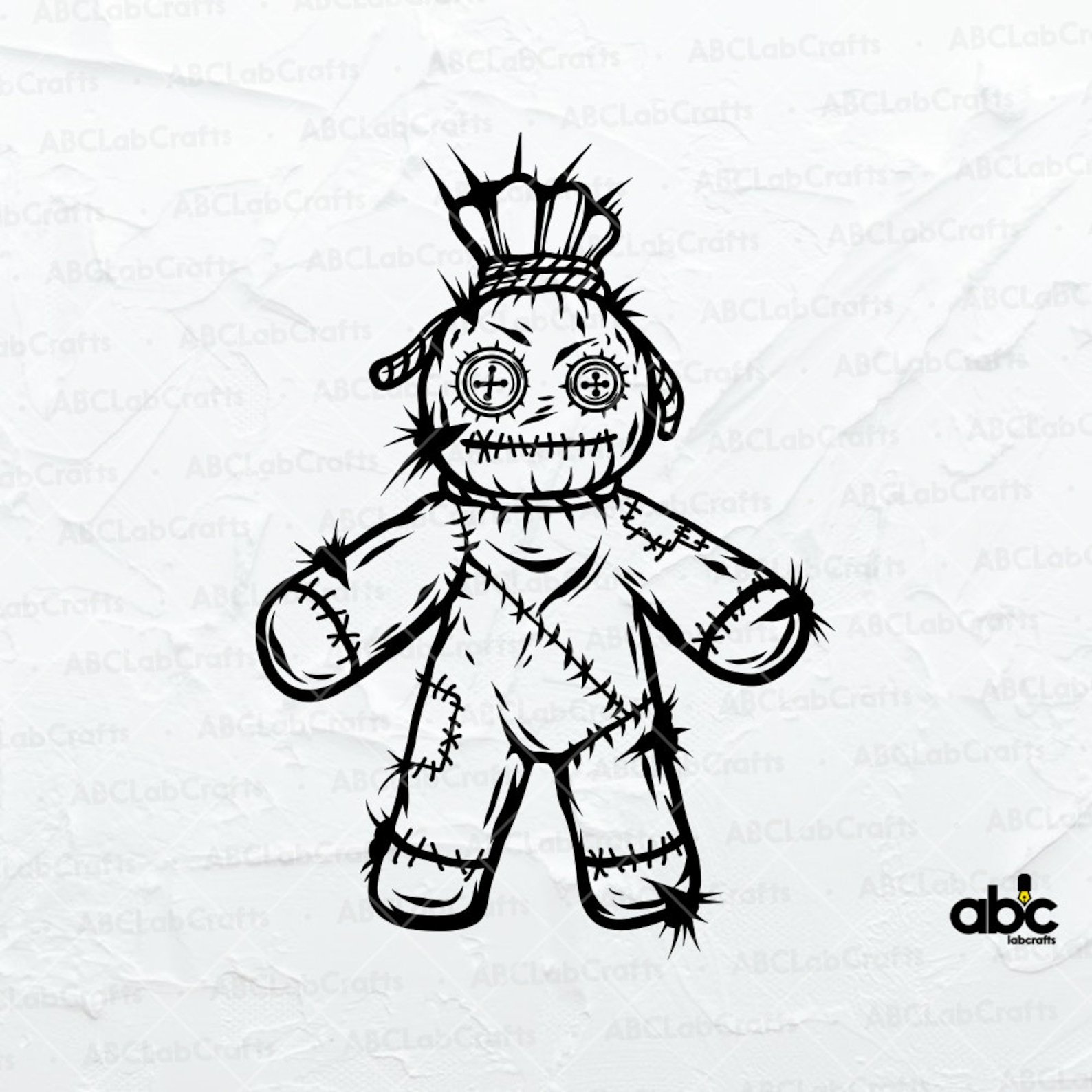 Voodoo Doll Svg File Voodoo Doll Png Halloween Svg - Etsy