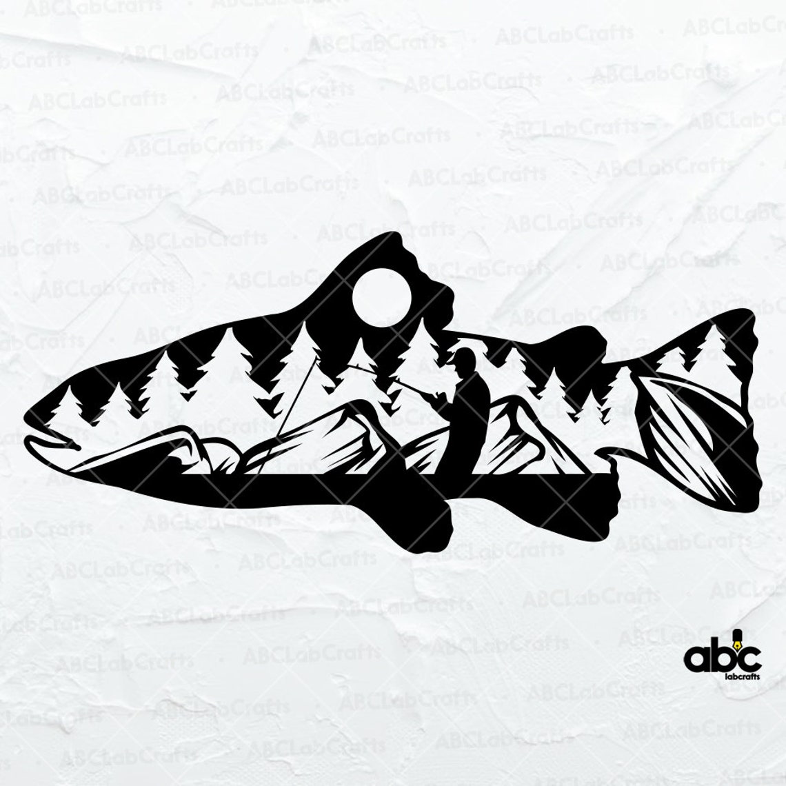 Bass Svg File | Largemouth Bass Svg | Outdoor Fishing Svg | Bass ...