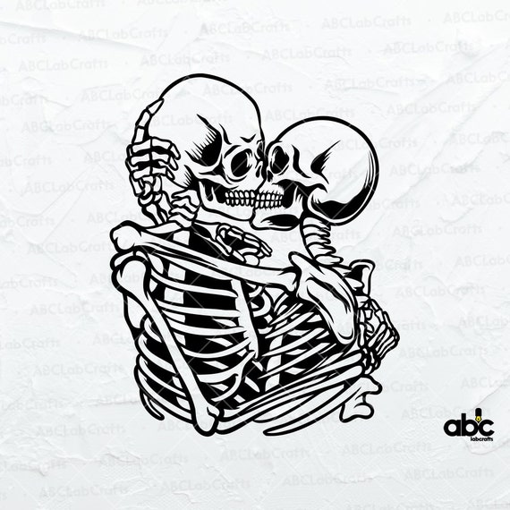 Skeleton Lovers Svg File Skull Svg Skeleton Svg Lover | Etsy