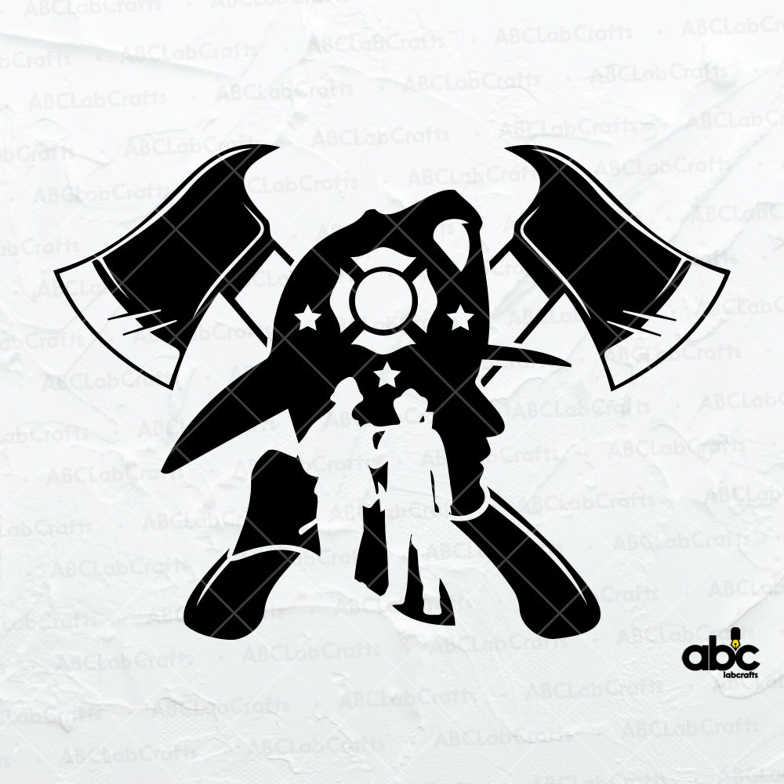 Fire Fighter Scene Svg File Firefighting Fire Department - Etsy