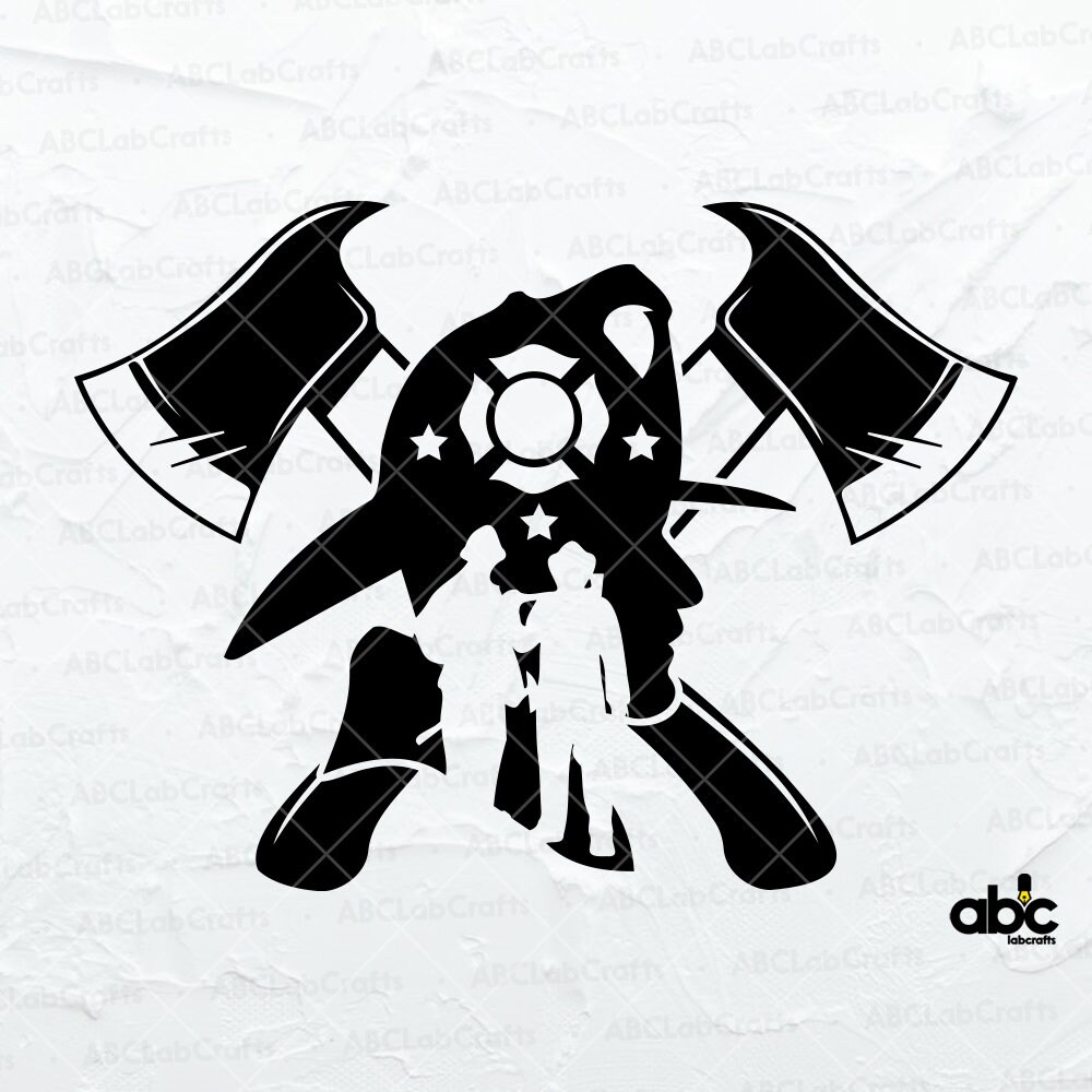 Fire Fighter Scene Svg File | Firefighting | Fire Department Logo ...