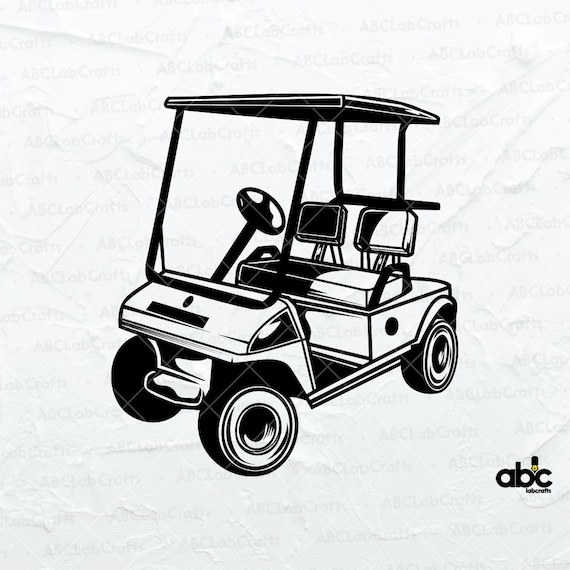 Golf Cart Svg File Golf Cart Files for Cricut Golf Cart | Etsy