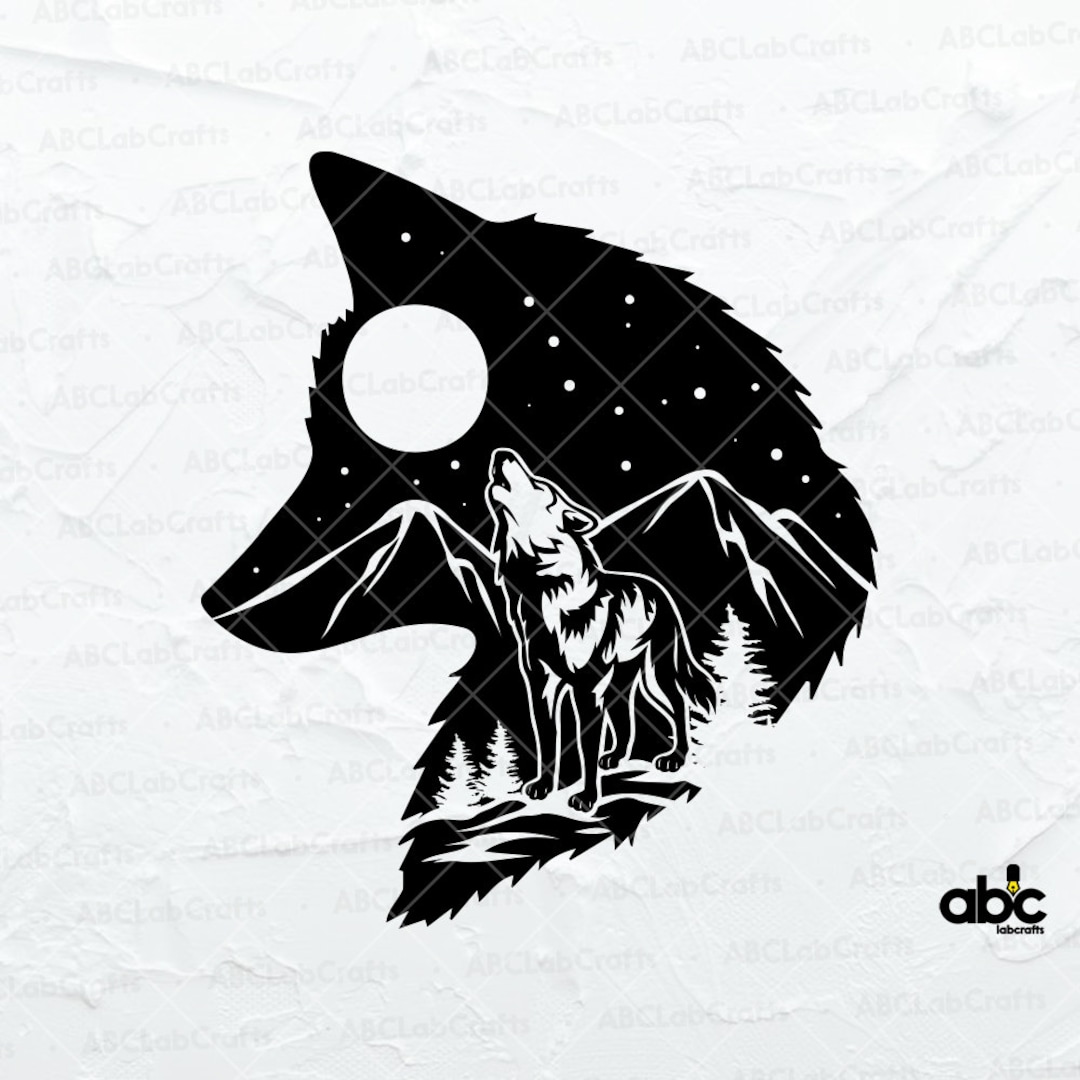 Howling Wolf Svg File | Wolf Pack Svg | Wolf Shirt | Wolf Cliparts ...