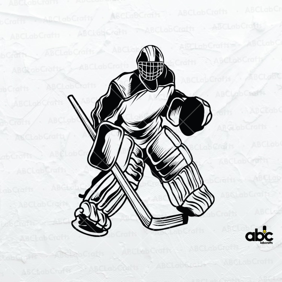 Hockey Goalie Save Svg File | Goaltender Svg | Hockey Svg | Hockey ...