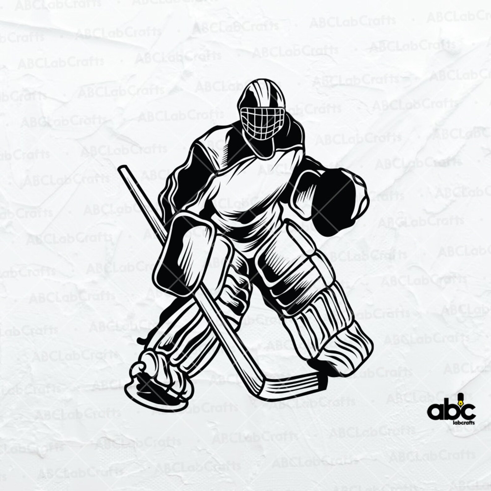 Hockey Goalie Save Svg File | Goaltender Svg | Hockey Svg | Hockey ...