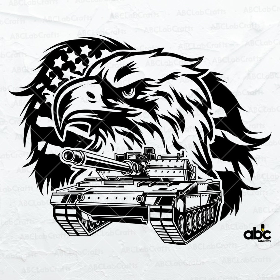 US Eagle Military Tank Svg File Veteran Soldier Svg United - Etsy