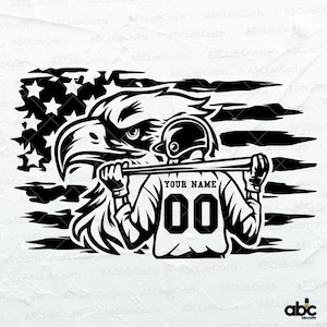 Eagle Baseball Player Svg File | Personalized Name Baseball Team Svg ...