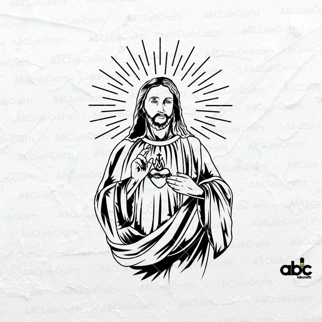 Jesus Svg File | Christ Clipart | Religious Svg | Christian Shirt Png ...