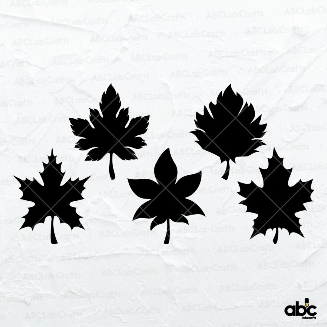 Maple Leaf Svg Bundle | Canadian Leaf Svg | Maple Leaf Silhouette ...